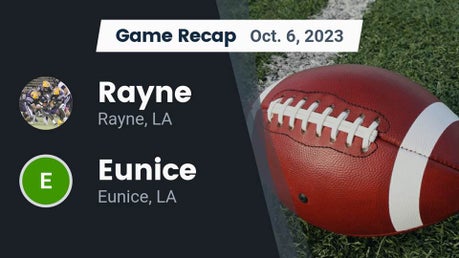 Rayne vs DeRidder | Football | 10/27/2023