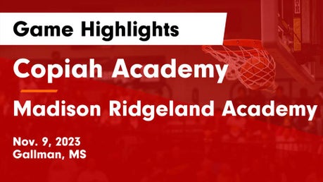 East Rankin Academy vs Copiah Academy | Girls Basketball | 2/13
