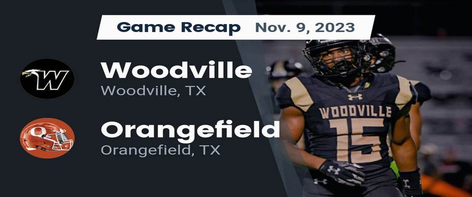 Woodville vs Orangefield | Football | 11/9/2023