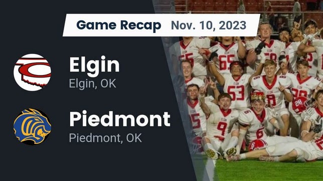 Football Game Recap: Elgin Owls vs. Claremore Zebras