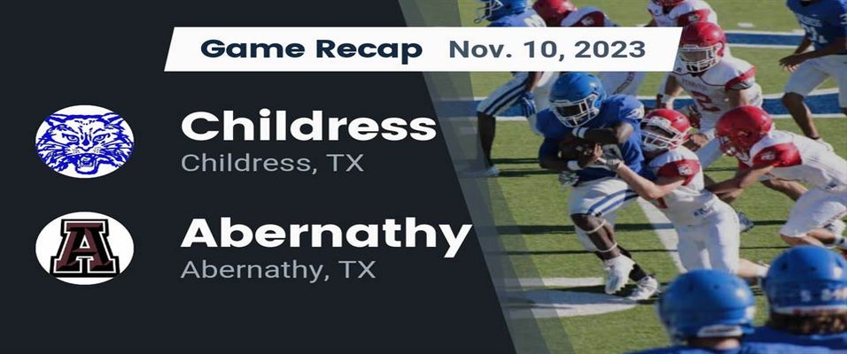 Childress vs Abernathy | Football | 11/10/2023