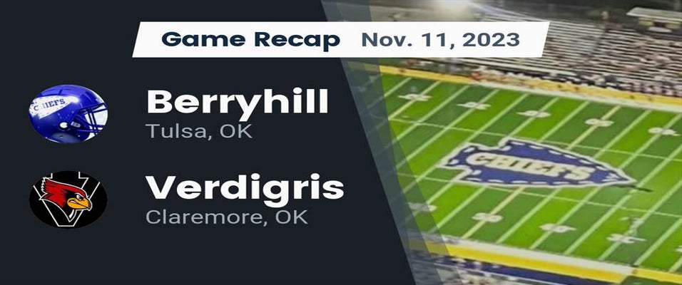 Verdigris vs Berryhill | Football | 11/10/2023
