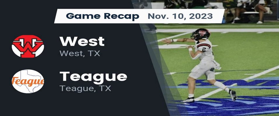 West vs Teague | Football | 11/10/2023