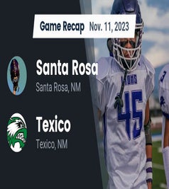 Santa Rosa vs Texico | Football | 11/11/2023