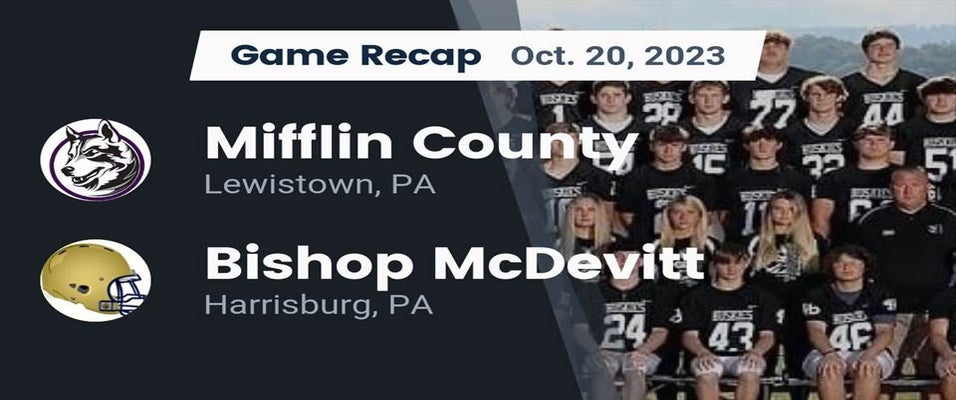 Mifflin County vs Bishop McDevitt | Football | 10/20/2023