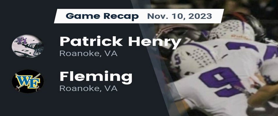 Fleming vs Patrick Henry | Football | 11/10/2023