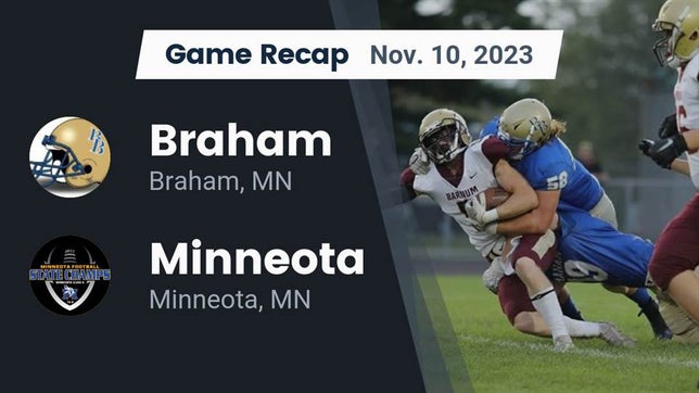 Football Game Recap: Braham Bombers vs. Minneota Vikings