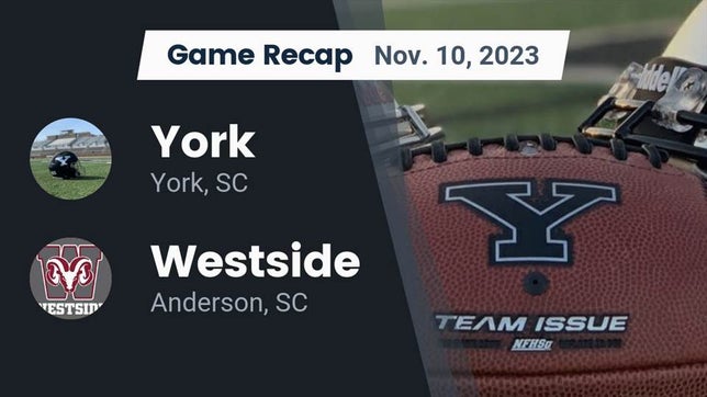 Football Game Recap: York Cougars vs. Westside Rams