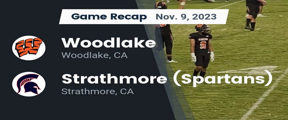 Woodlake vs Strathmore | Football | 11/9/2023