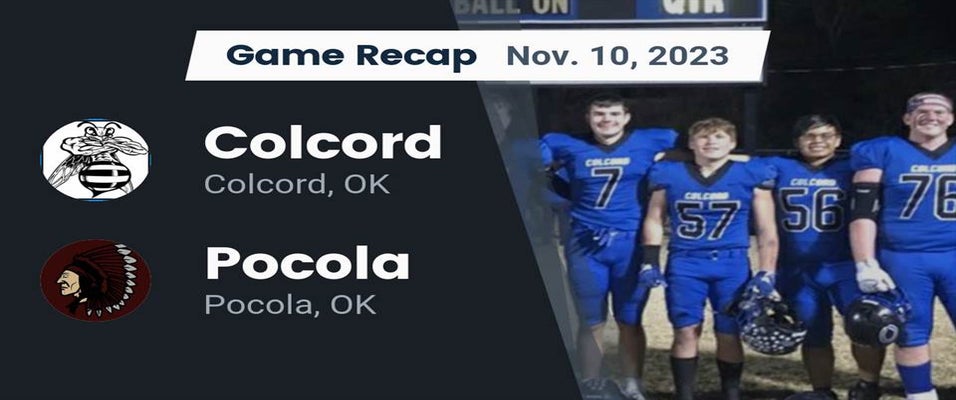 Pocola vs Colcord | Football | 11/10/2023