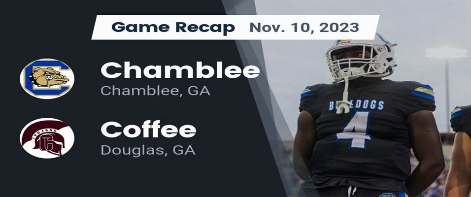 Chamblee vs Coffee | Football | 11/10/2023