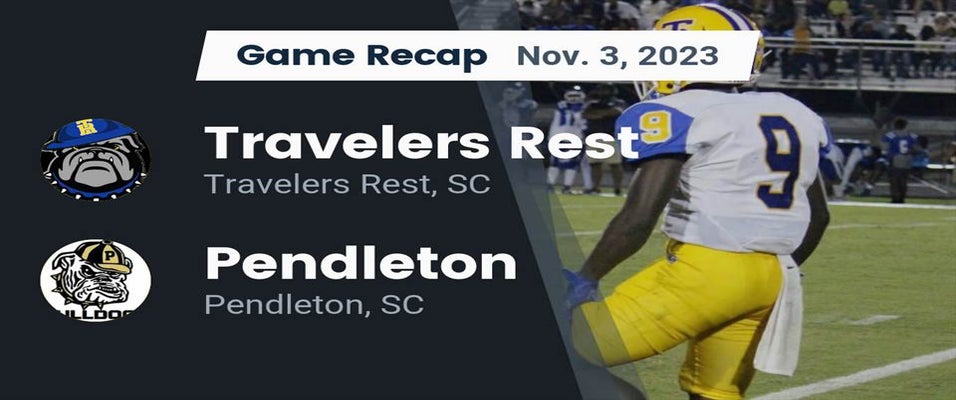 Travelers Rest vs Pendleton | Football | 11/3/2023