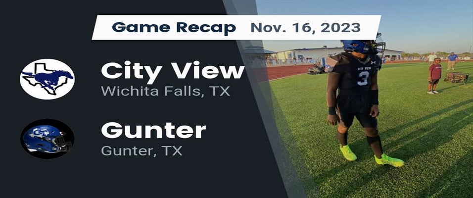 City View vs Gunter | Football | 11/16/2023