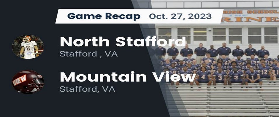 Mountain View vs North Stafford | Football | 10/27/2023
