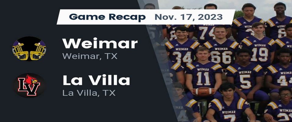 La Villa vs Weimar | Football | 11/17/2023
