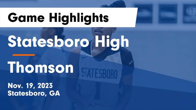 Thomson piles up the points against Washington County