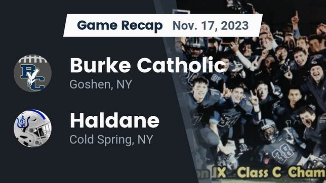 Football Game Recap: Burke Catholic vs. Haldane Blue Devils