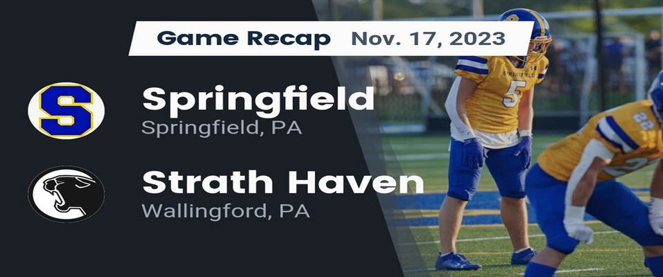 Springfield vs Strath Haven | Football | 11/17/2023