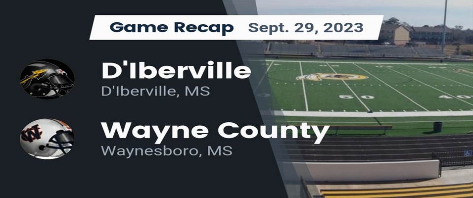 D'Iberville vs Wayne County | Football | 9/29/2023