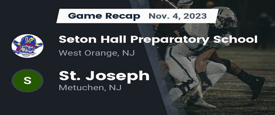Seton Hall Prep vs St. Joseph | Football | 11/4/2023