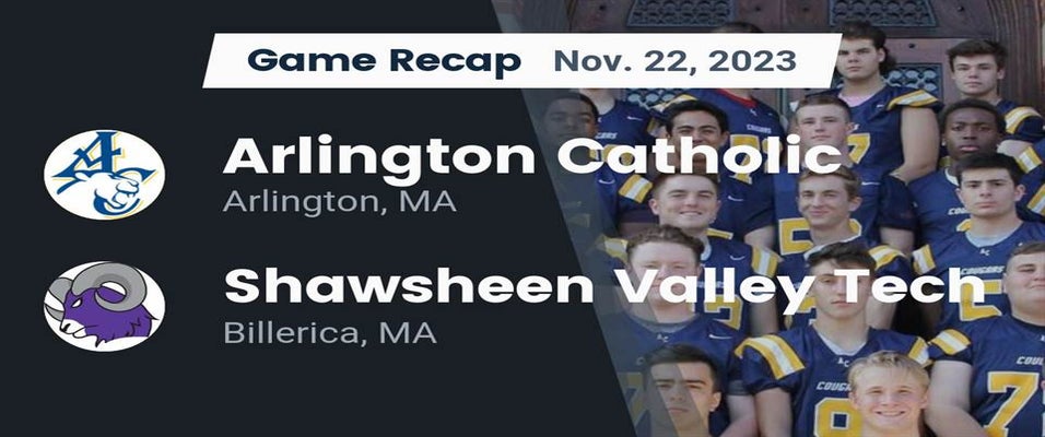 Shawsheen Valley Tech vs Arlington Catholic | Football | 11/22/2023