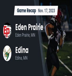 Eden Prairie vs Edina | Football | 11/17/2023