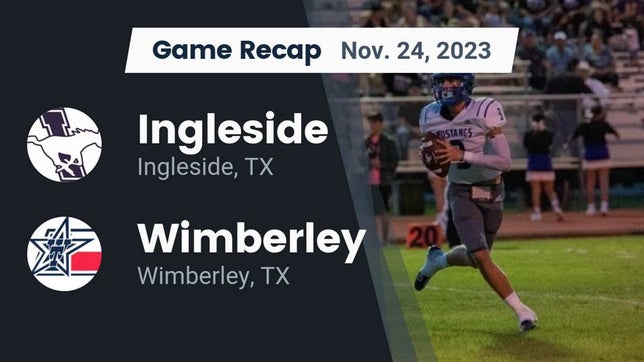 Football Game Recap: Ingleside Mustangs vs. Wimberley Texans