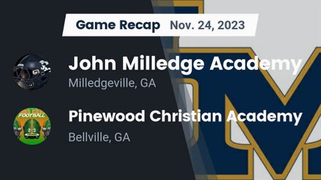 Valwood vs John Milledge Academy | Football | 11/30/2023