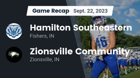 Fishers vs Hamilton Southeastern | Football | 11/3/2023