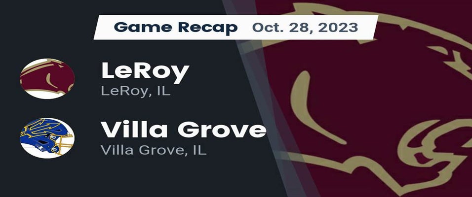 Villa Grove vs LeRoy | Football | 10/28/2023