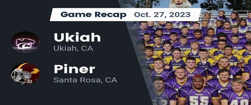 Piner vs Ukiah | Football | 10/27/2023