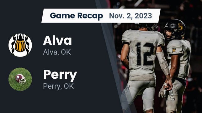 Football Game Recap: Alva Goldbugs vs. Perry Maroons
