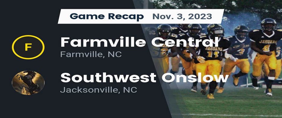 Southwest Onslow vs Farmville Central | Football | 11/3/2023