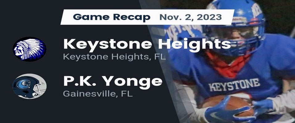 Keystone Heights vs P.K. Yonge | Football | 11/2/2023