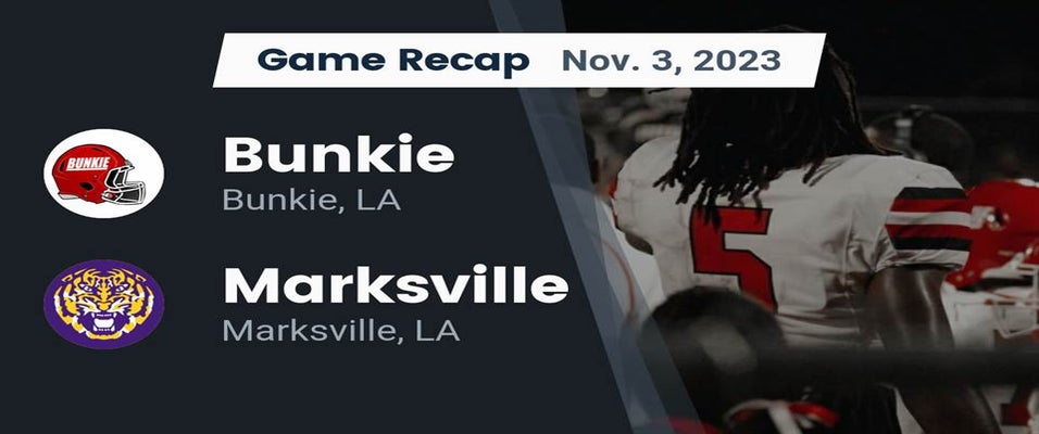 Marksville vs Bunkie | Football | 11/3/2023