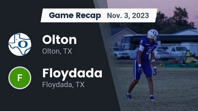 Football Game Recap: Olton Mustangs vs. Floydada Whirlwinds