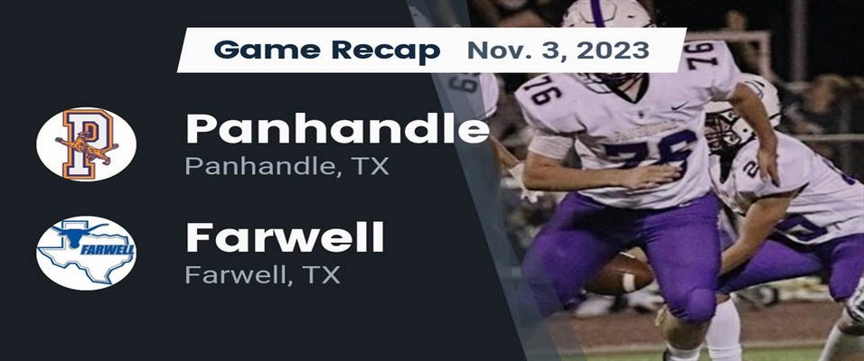 Panhandle vs Farwell | Football | 11/3/2023