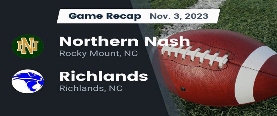 Richlands vs Northern Nash | Football | 11/3/2023