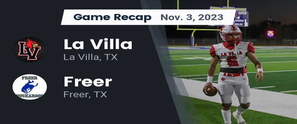 Freer vs La Villa | Football | 11/3/2023