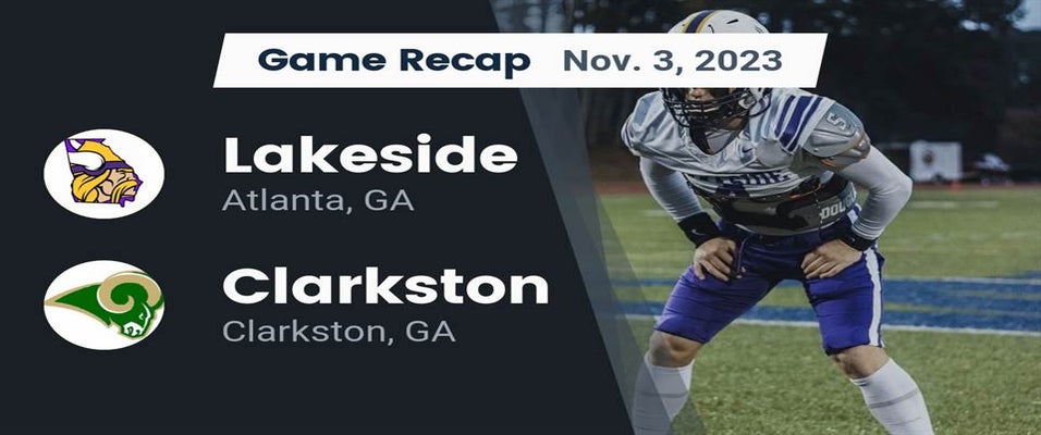 Lakeside vs Clarkston | Football | 11/3/2023