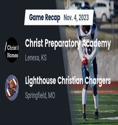 Christ Prep Academy vs Tomball Christian HomeSchool | Football | 11/18/2023