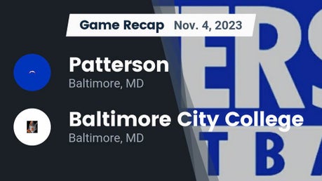 Patterson vs City College | Football | 11/4/2023