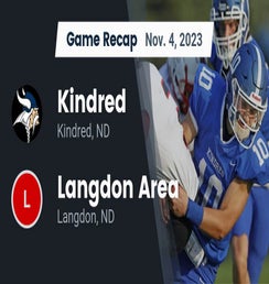 Langdon/Edmore/Munich vs Kindred | Football | 11/4/2023