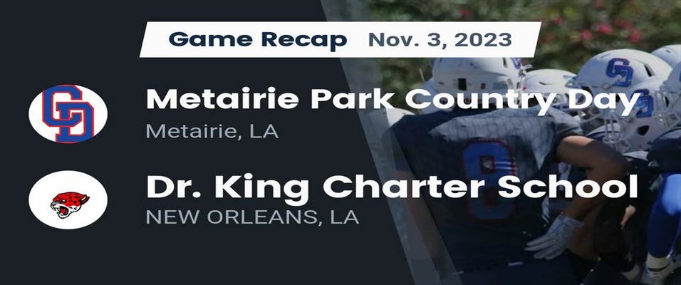 King Charter vs Metairie Park Country Day | Football | 11/3/2023