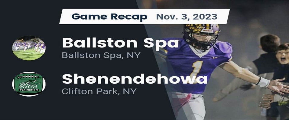 Ballston Spa vs Shenendehowa | Football | 11/3/2023