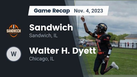 Sandwich vs Dyett | Football | 11/4/2023