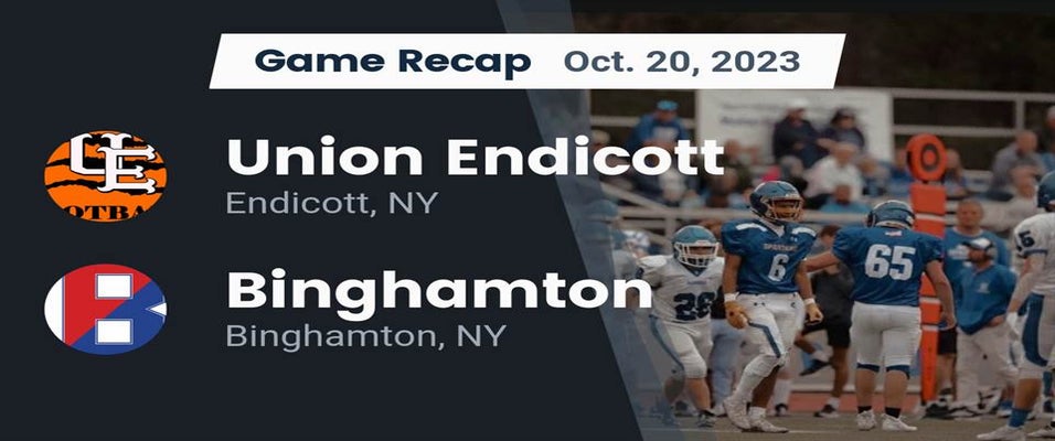 Union-Endicott vs Binghamton | Football | 10/20/2023