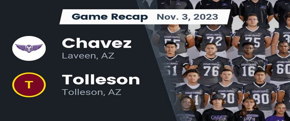 Cesar Chavez vs Tolleson | Football | 11/3/2023