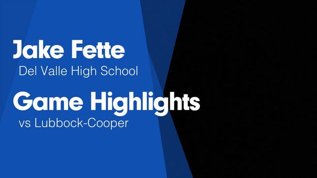 Jake Fette Game Report: @ Franklin