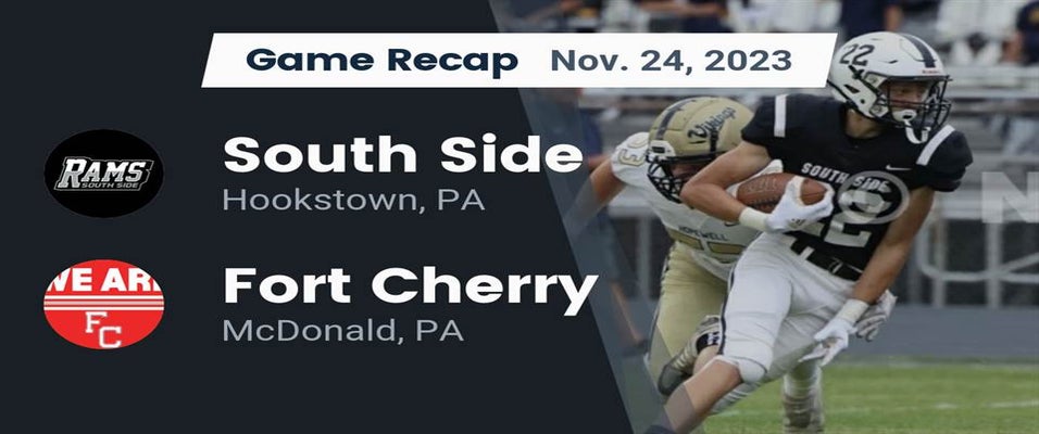 Fort Cherry vs South Side | Football | 11/24/2023
